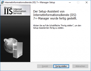 Windows 10: IIS-Manager Remoteverwaltung installieren | Anreiter.at